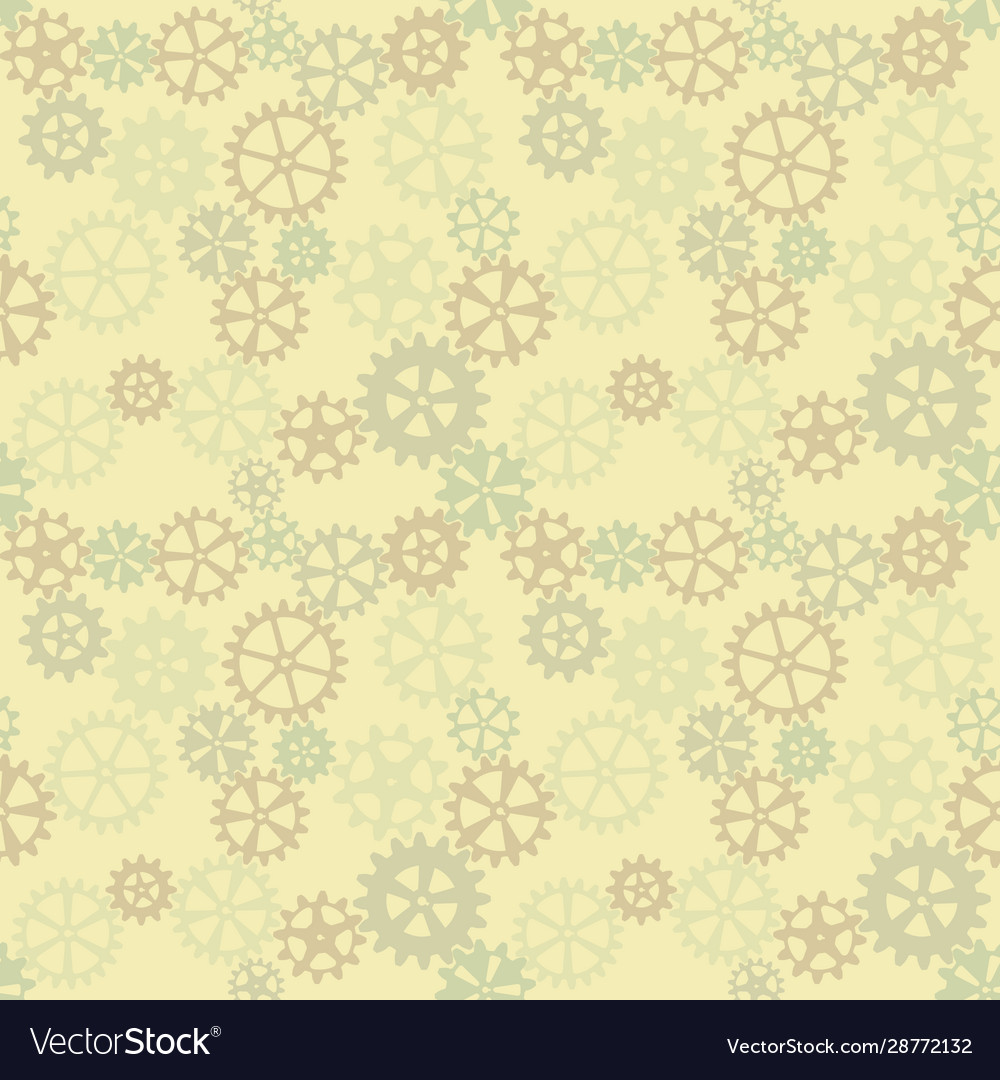 Seamless abstract cogwheel pattern Royalty Free Vector Image