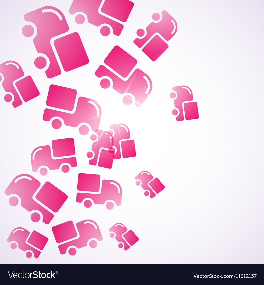 Abstract background car Royalty Free Vector Image