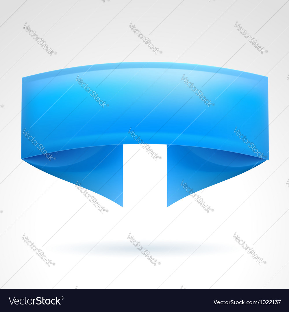 Blue banner Royalty Free Vector Image - VectorStock