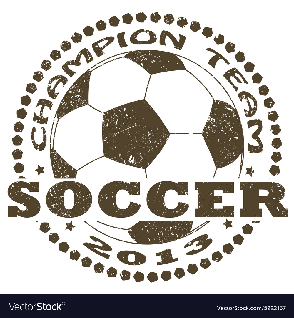Soccer label Royalty Free Vector Image - VectorStock