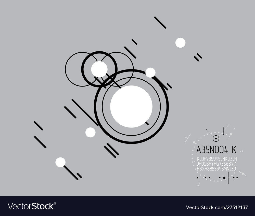 Technical plan abstract engineering draft for use Vector Image