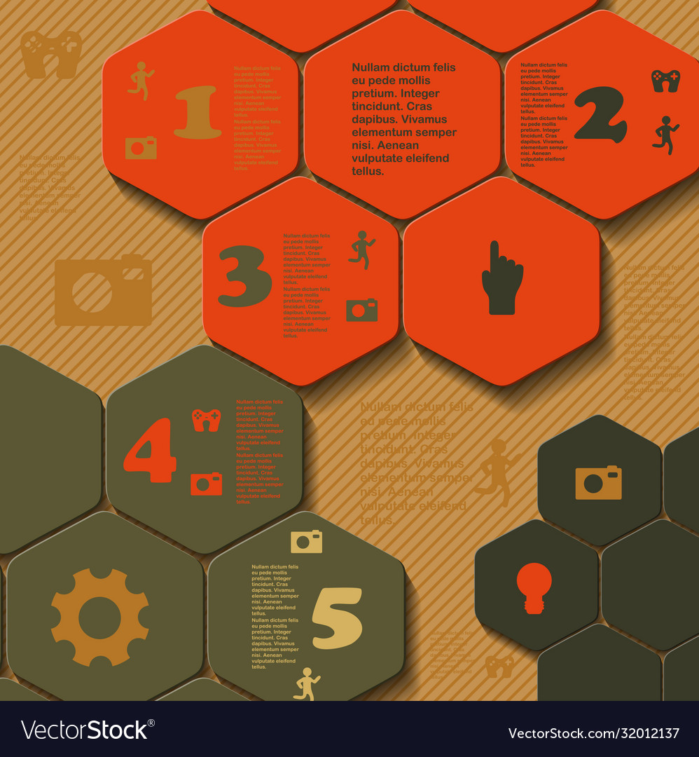 Thin line flat elements for infographic template Vector Image