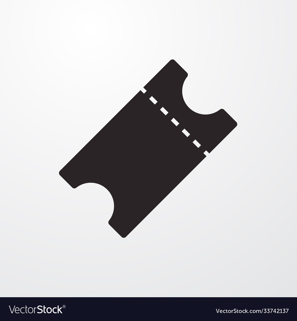 Ticket icon Royalty Free Vector Image - VectorStock