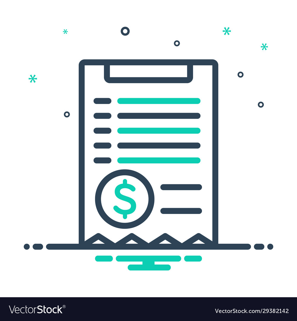 Bill Royalty Free Vector Image - VectorStock