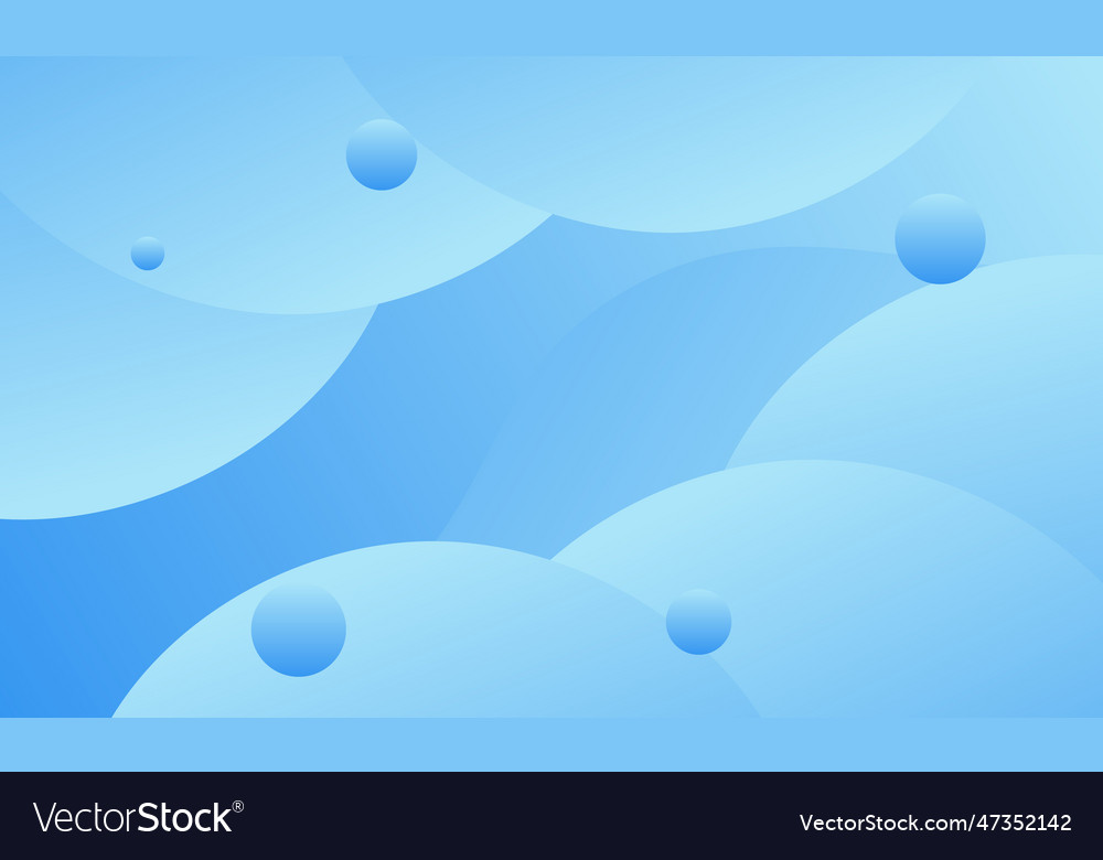 Blue Gradient Fluid Shape Background Royalty Free Vector