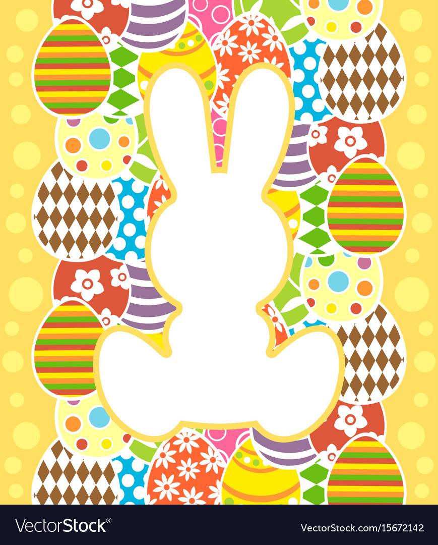 Easter background card Royalty Free Vector Image