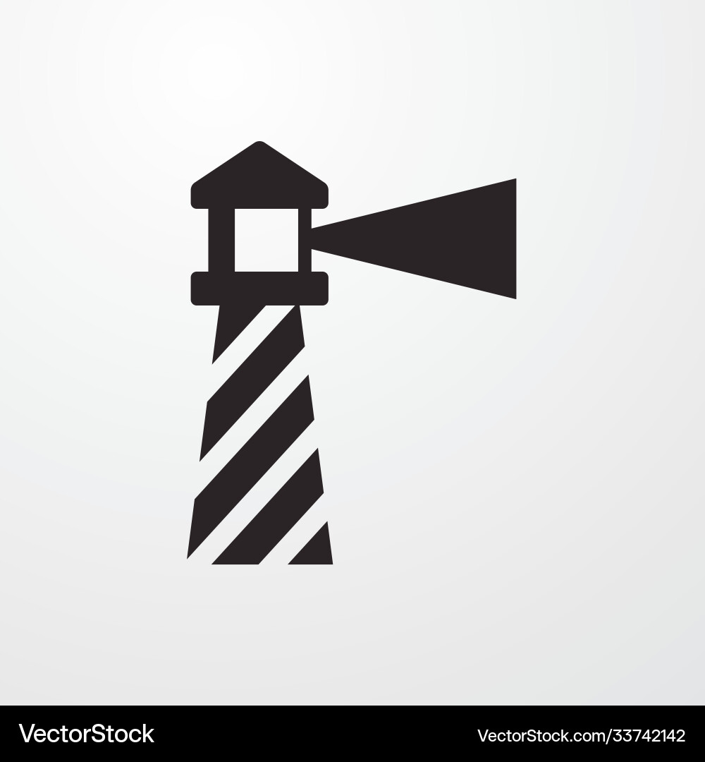 Lighthouse icon Royalty Free Vector Image - VectorStock