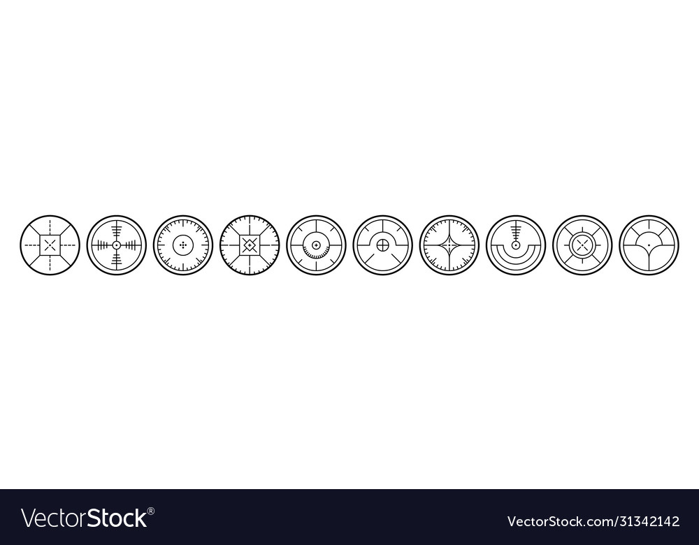 Set target and aim Royalty Free Vector Image - VectorStock