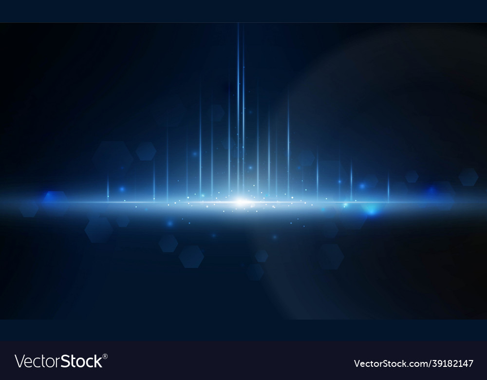 Abstract light out technology background hitech Vector Image