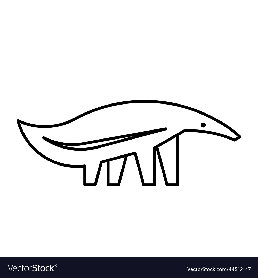 Anteater logo Royalty Free Vector Image - VectorStock
