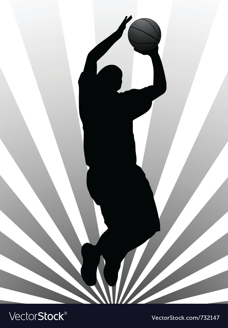 Basketball player Royalty Free Vector Image - VectorStock