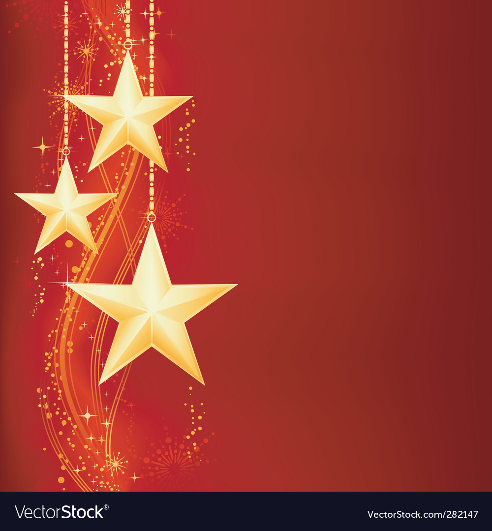 Christmas pattern with stars Royalty Free Vector Image