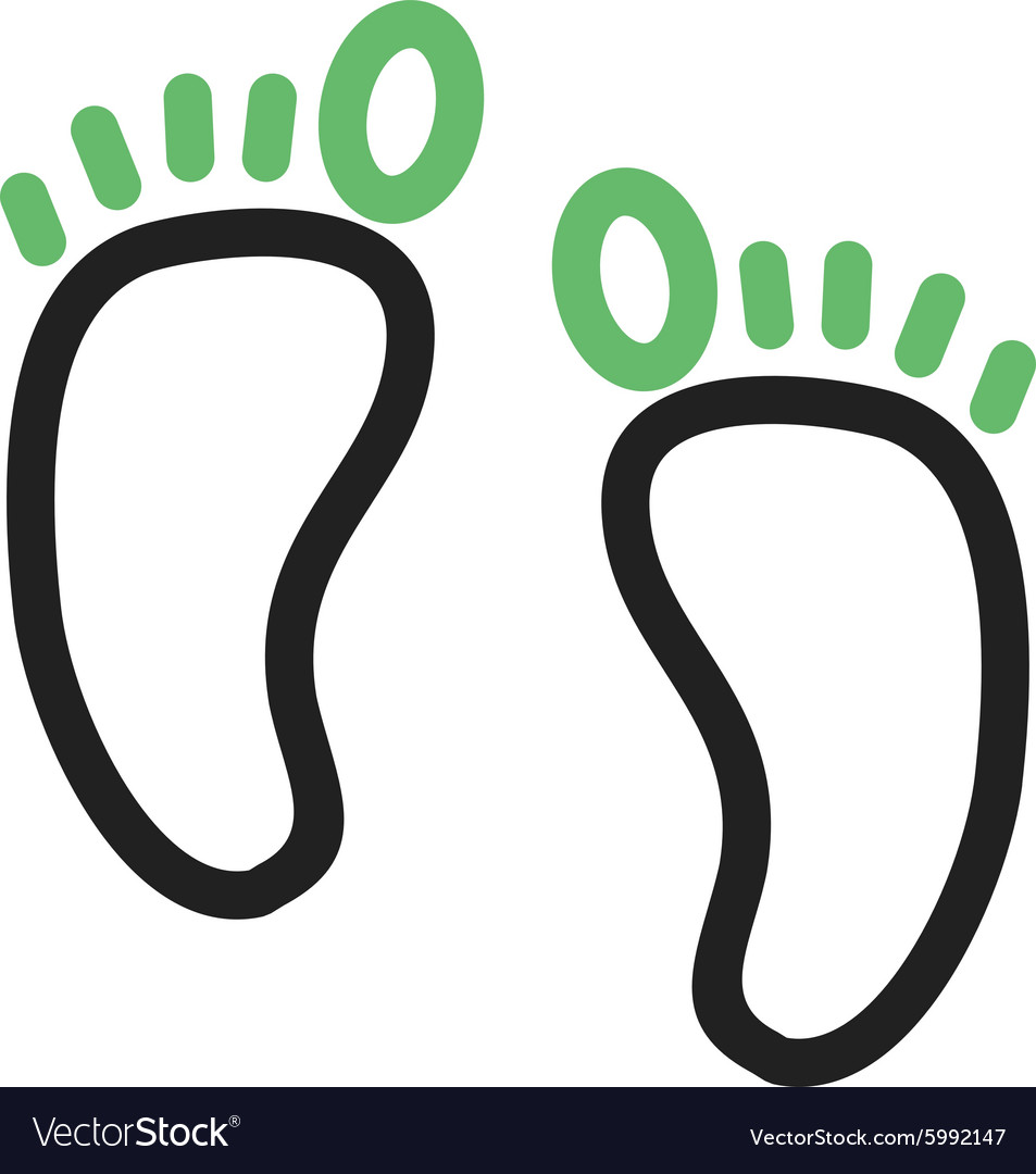 Feet body Royalty Free Vector Image - VectorStock