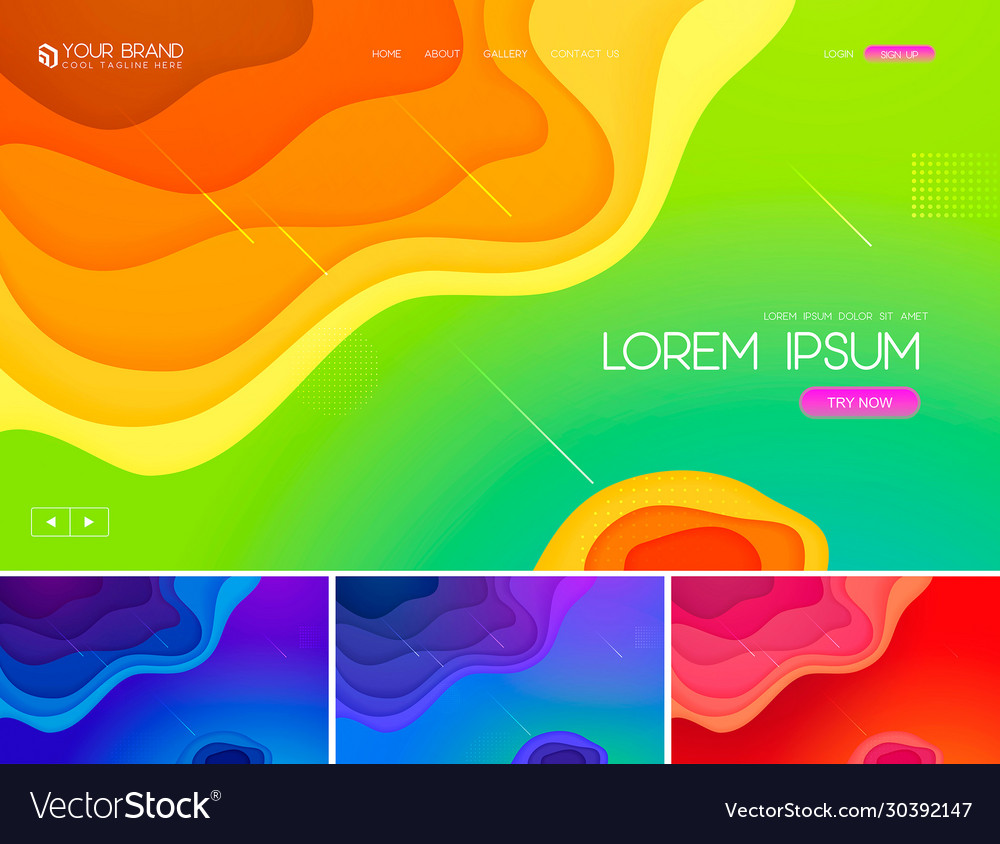 Fluid liquid abstract background Royalty Free Vector Image