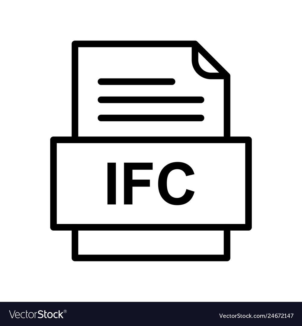 Ifc file document icon Royalty Free Vector Image Ifc file document icon Royalty Free Vector Image