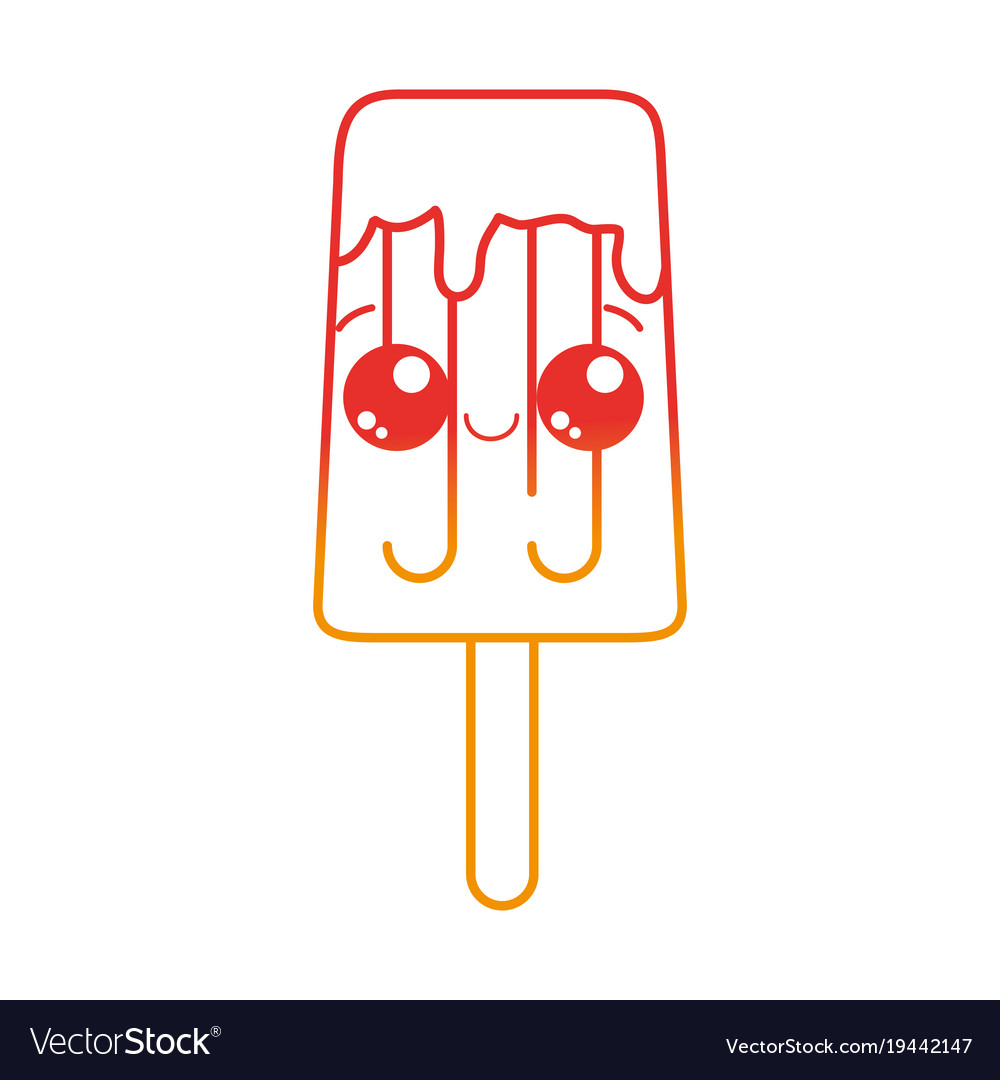 Isolated popsicle design Royalty Free Vector Image
