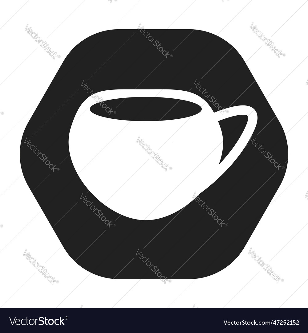 Coffee cup icon time symbol Royalty Free Vector Image Coffee cup icon time symbol Royalty Free Vector Image