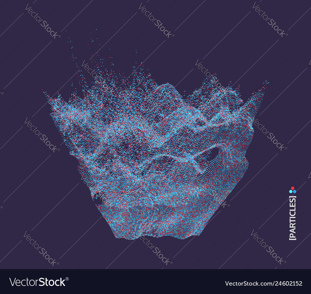 Explosion abstract background design template Vector Image