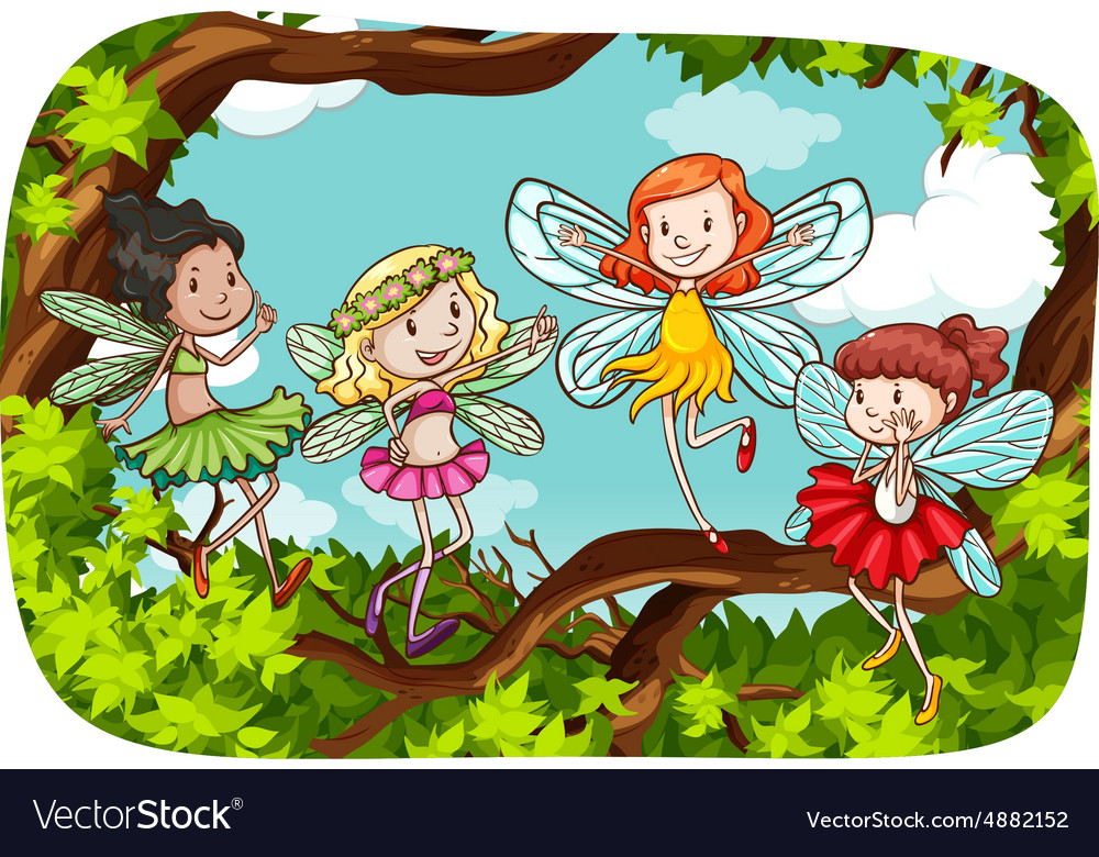 Fairies Royalty Free Vector Image - VectorStock