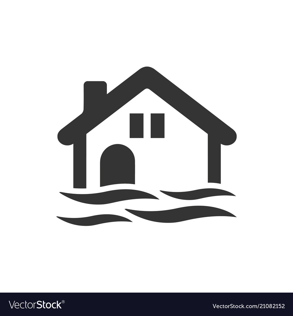 Flood icon Royalty Free Vector Image - VectorStock