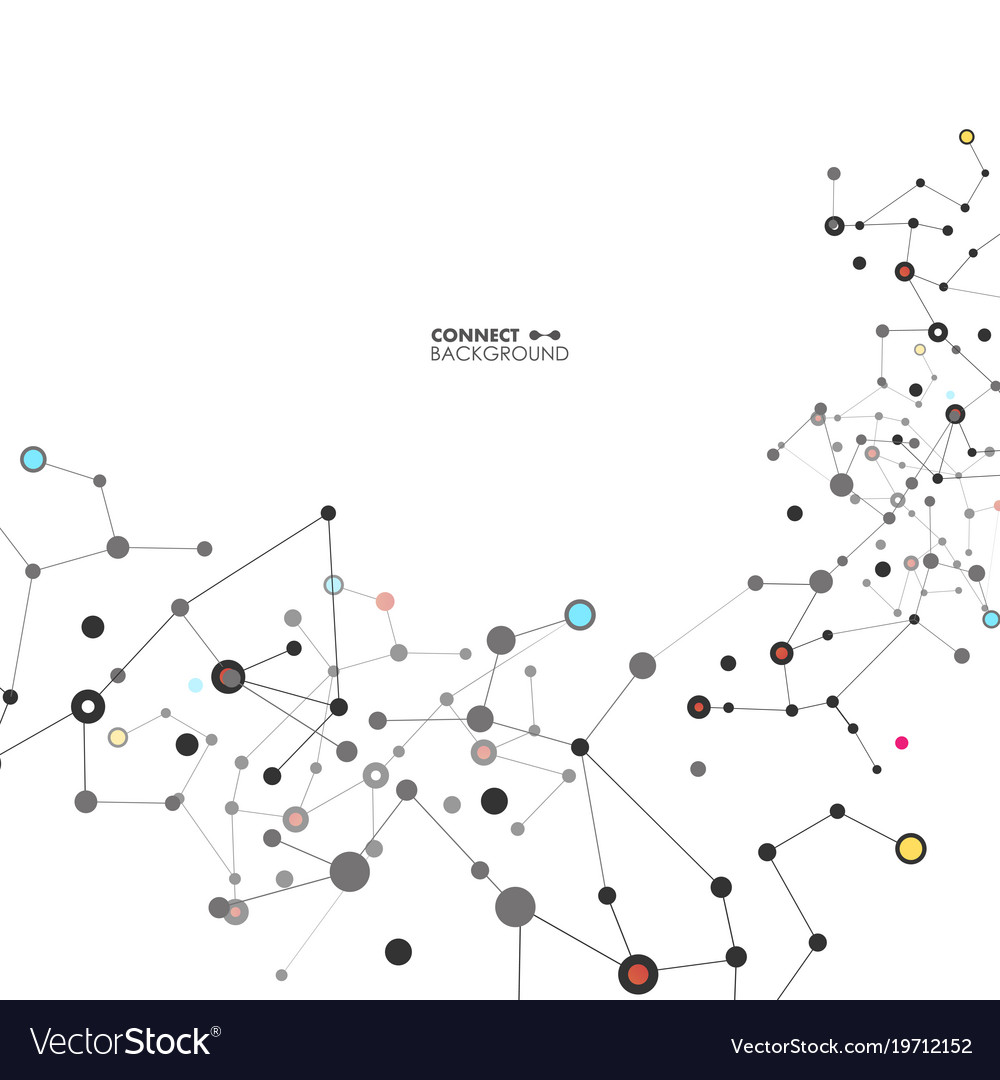 Molecule structure background Royalty Free Vector Image