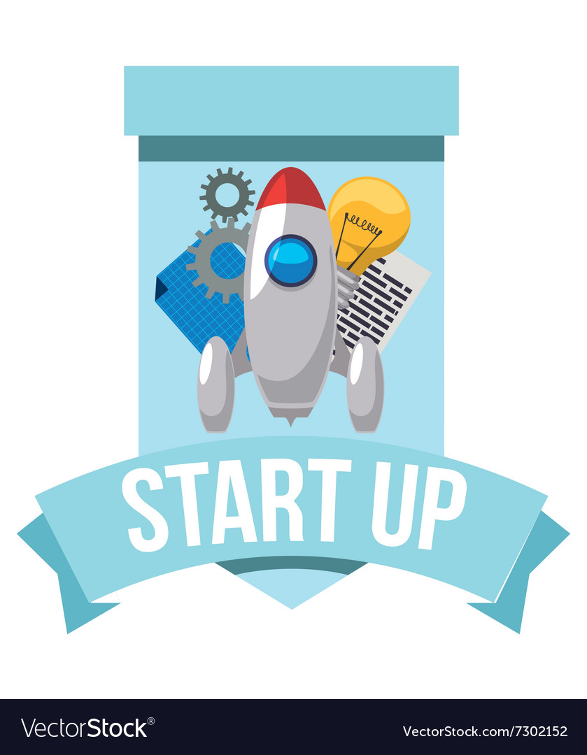 Start up design Royalty Free Vector Image - VectorStock