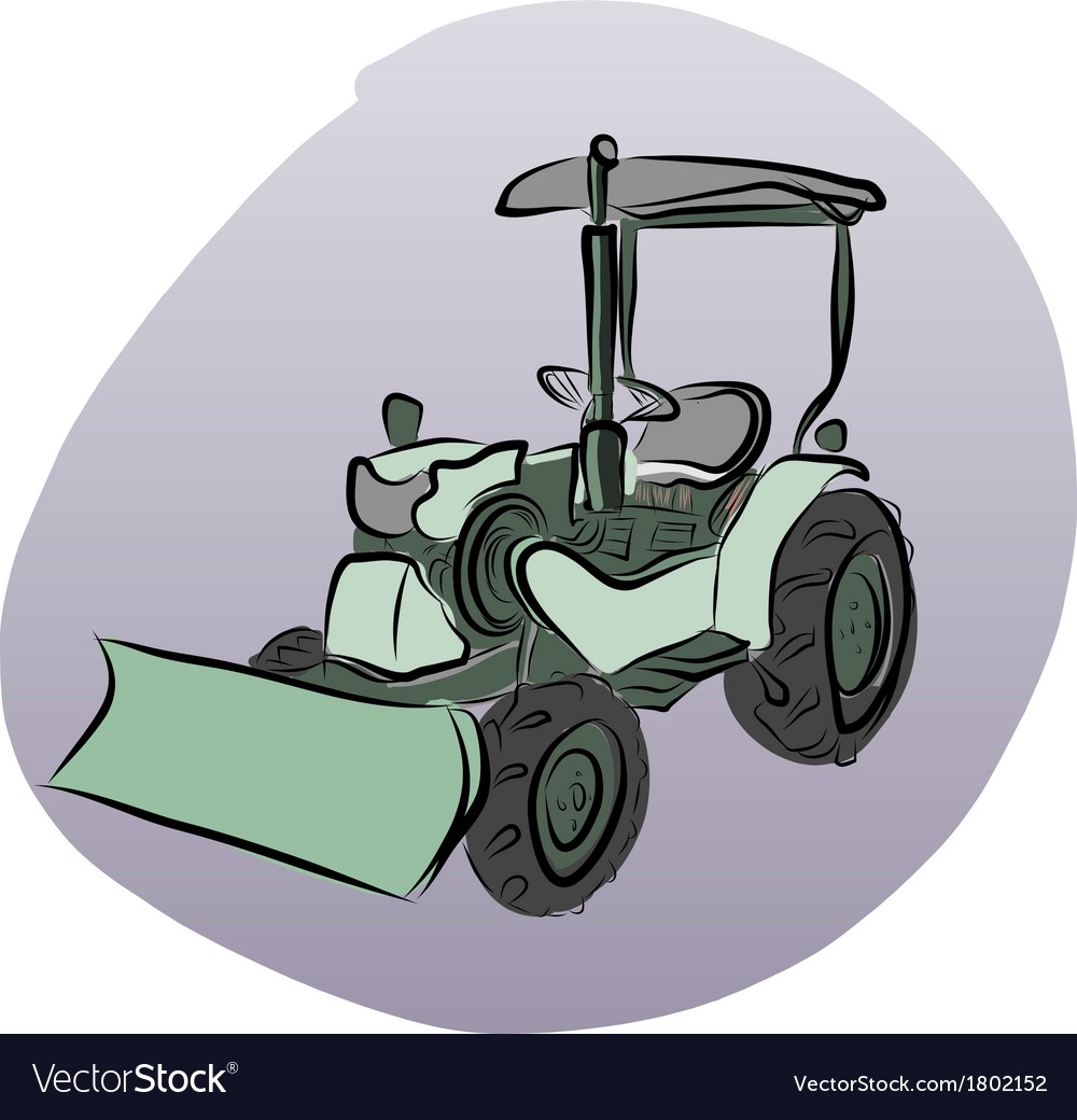 Tractor Royalty Free Vector Image - VectorStock