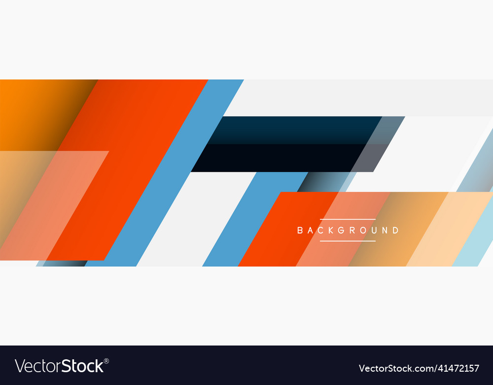 Background abstract overlapping color Royalty Free Vector