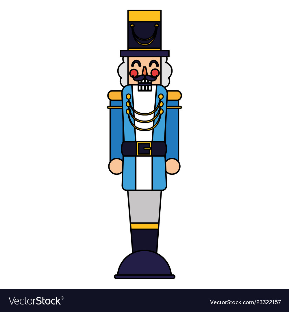 Christmas nutcracker design Royalty Free Vector Image