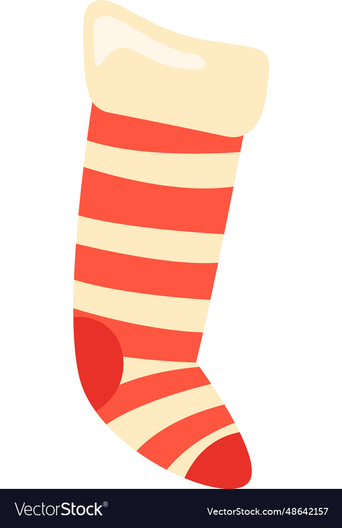 Christmas stocking icon Royalty Free Vector Image