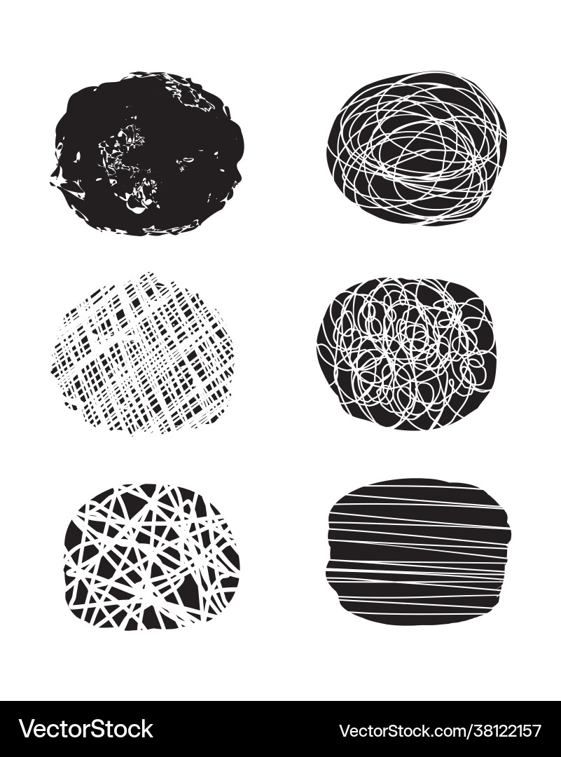 Line drawing brush for design use hand drawn Vector Image