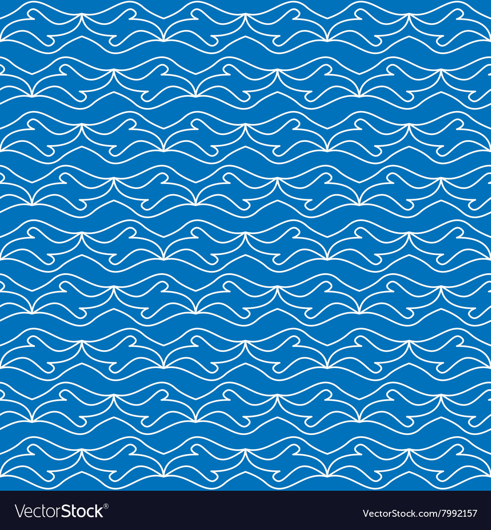 Seamless sea background Royalty Free Vector Image