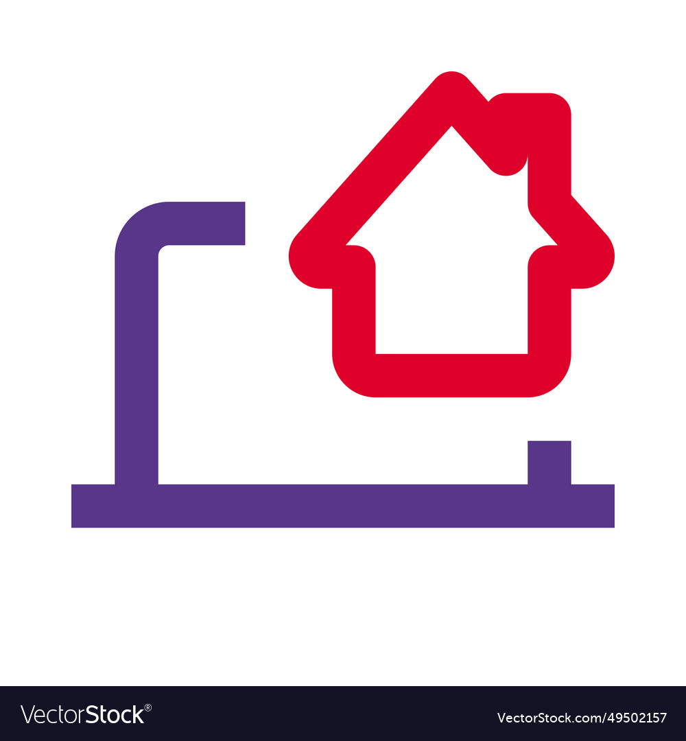 Virtual work environment designed for remote Vector Image