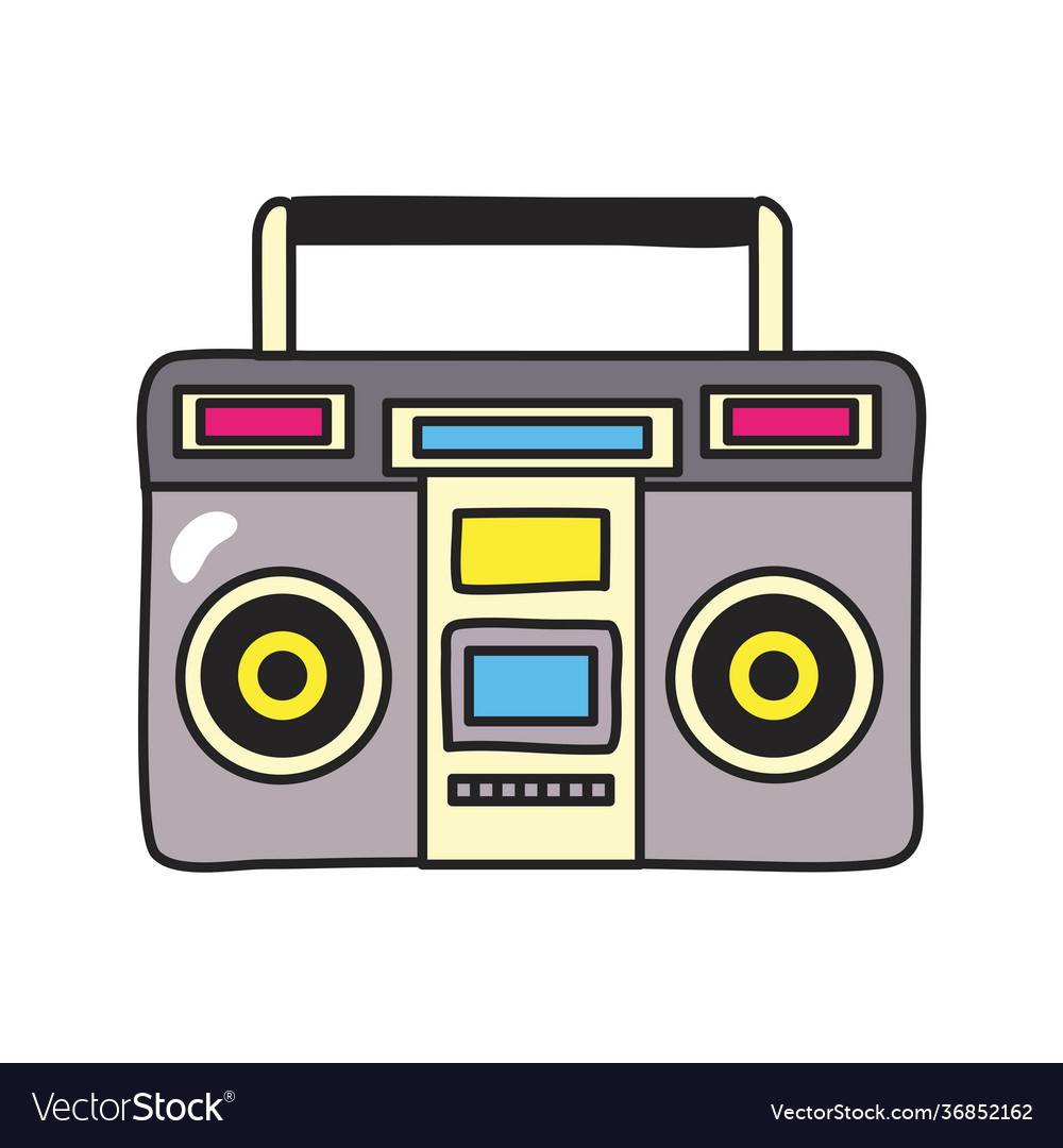 Boom box icon Royalty Free Vector Image - VectorStock