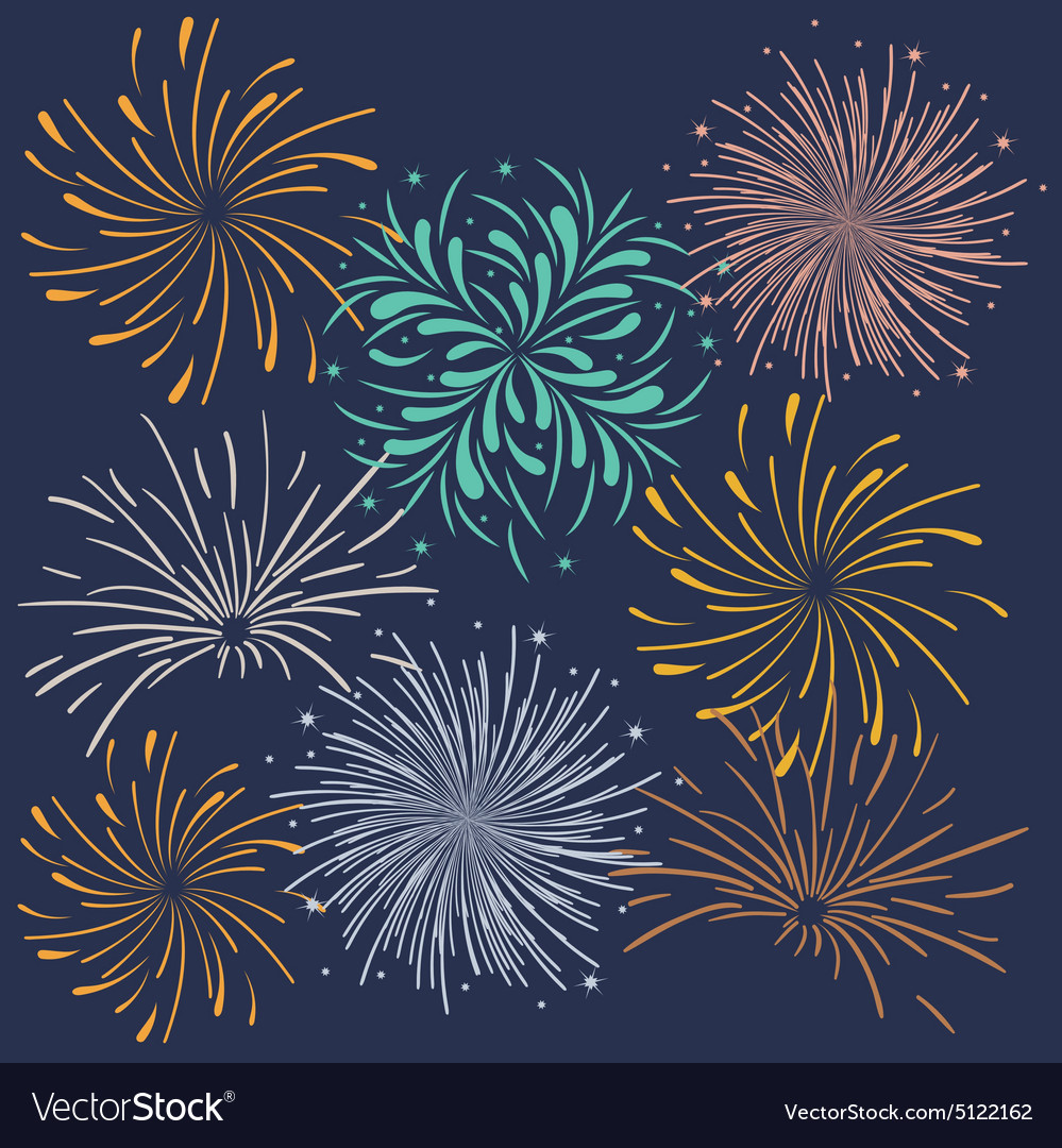 Firework design Royalty Free Vector Image - VectorStock