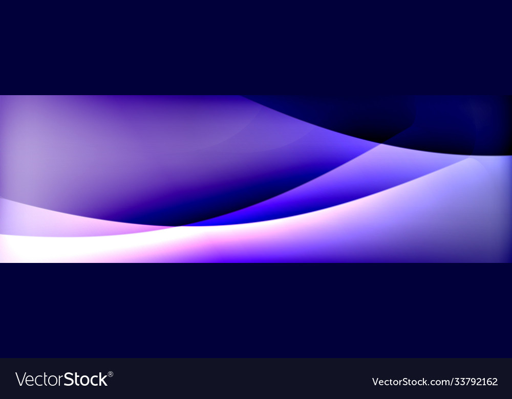 Fluid gradient neon color waves abstract Vector Image