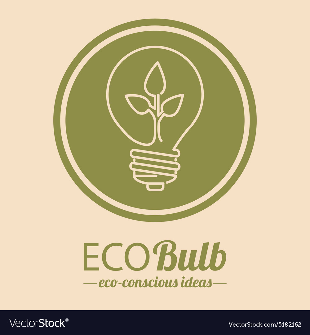 Light bulb design Royalty Free Vector Image - VectorStock
