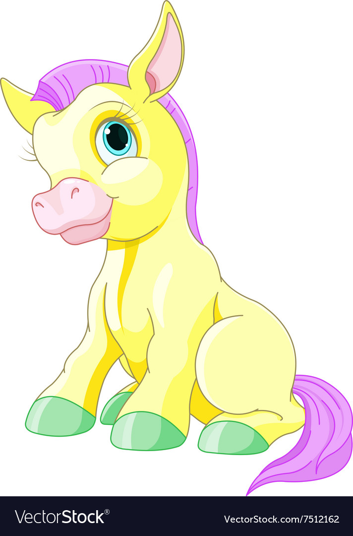 Magic pony Royalty Free Vector Image - VectorStock