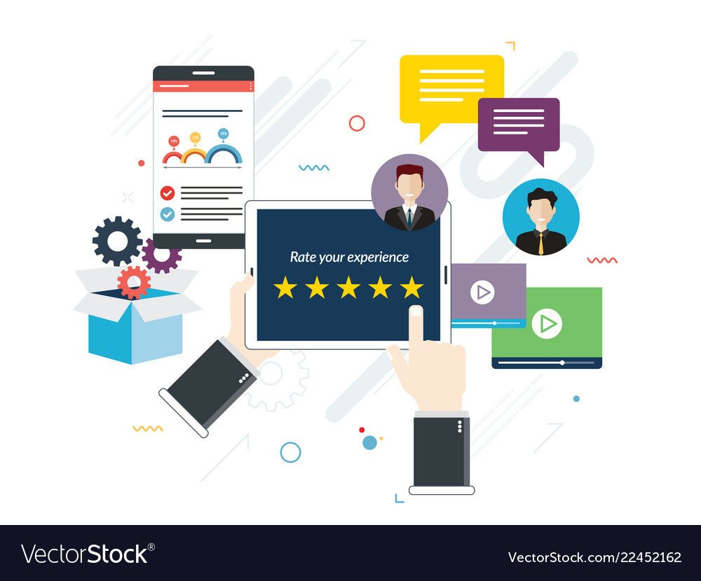 Rating system Royalty Free Vector Image - VectorStock