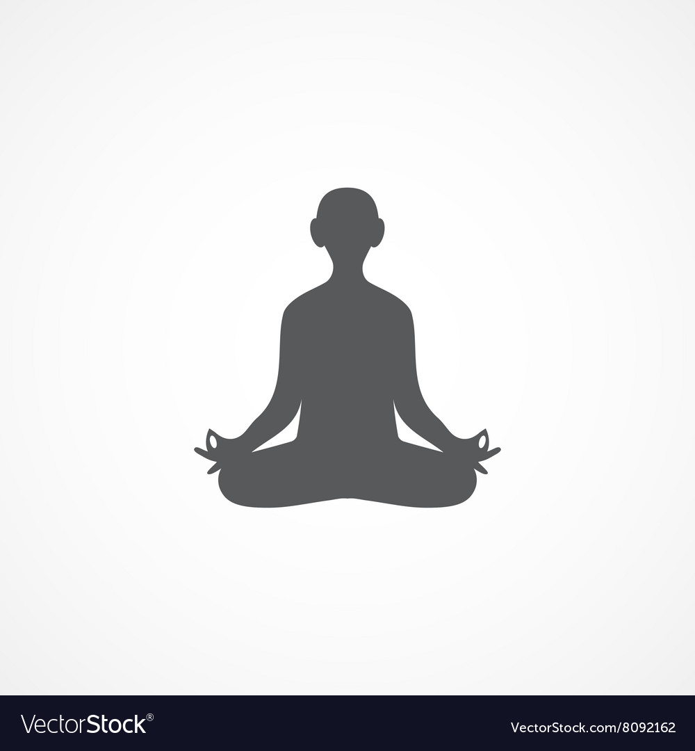 Yoga icon Royalty Free Vector Image - VectorStock