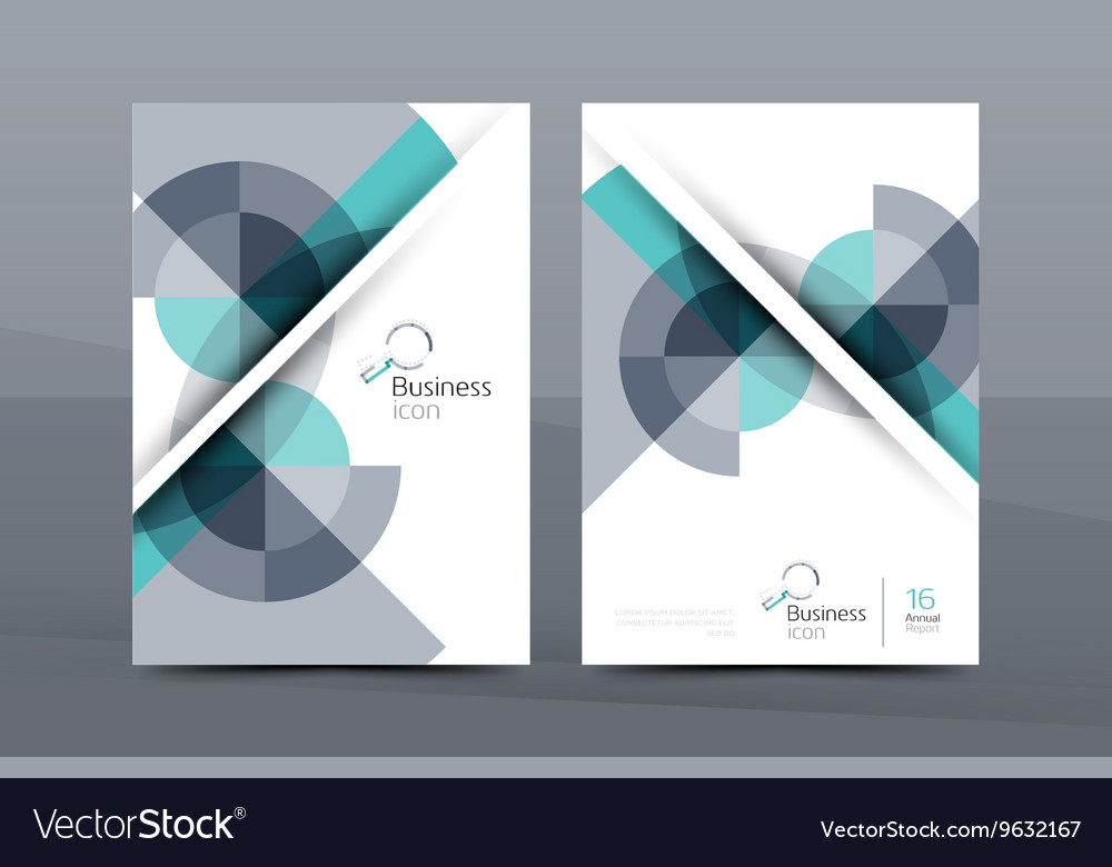 A4 business page Royalty Free Vector Image - VectorStock