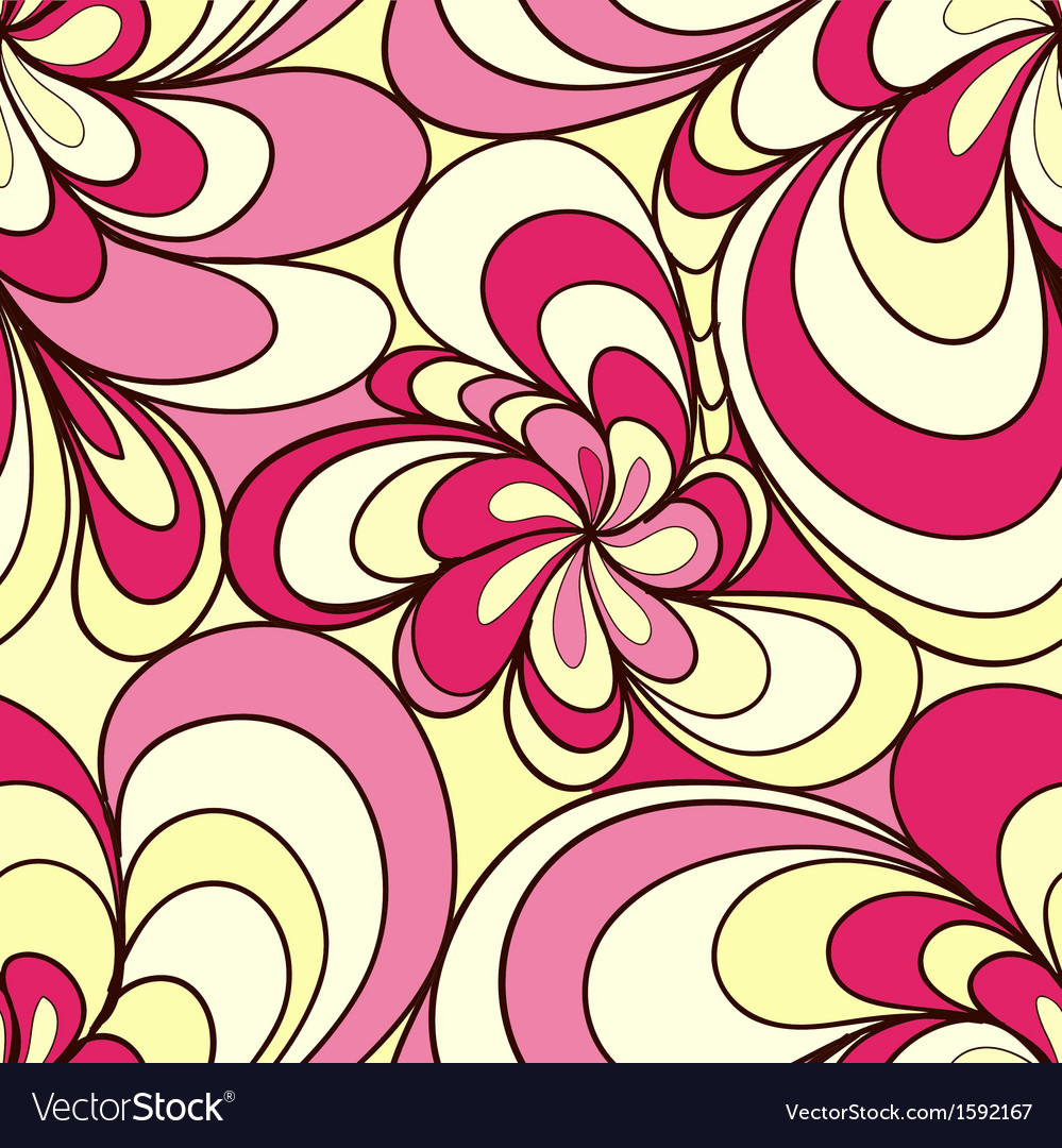 Abstract seamless pattern with simple elements Vector Image