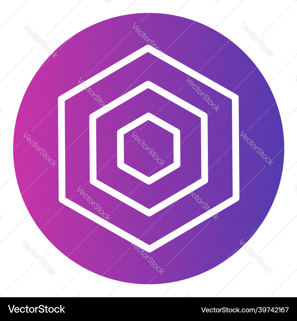 Akropolis akro token symbol of the defi project Vector Image