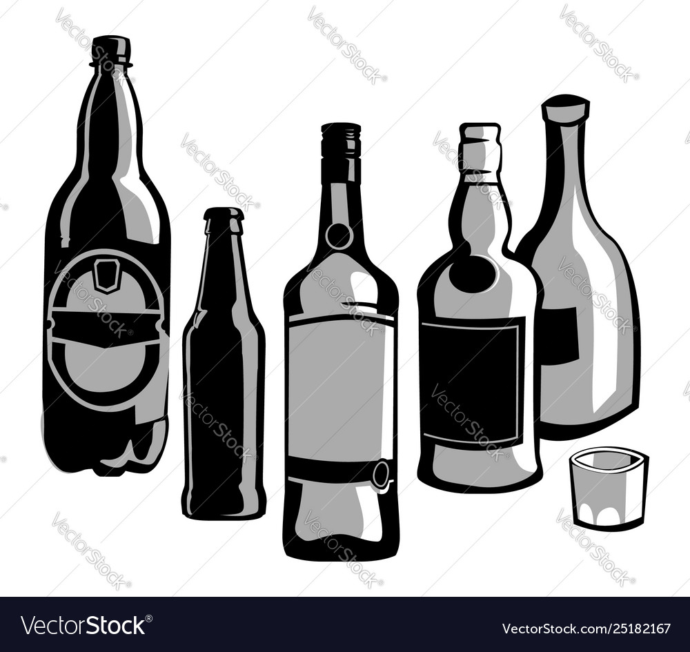 Bottle collection Royalty Free Vector Image - VectorStock