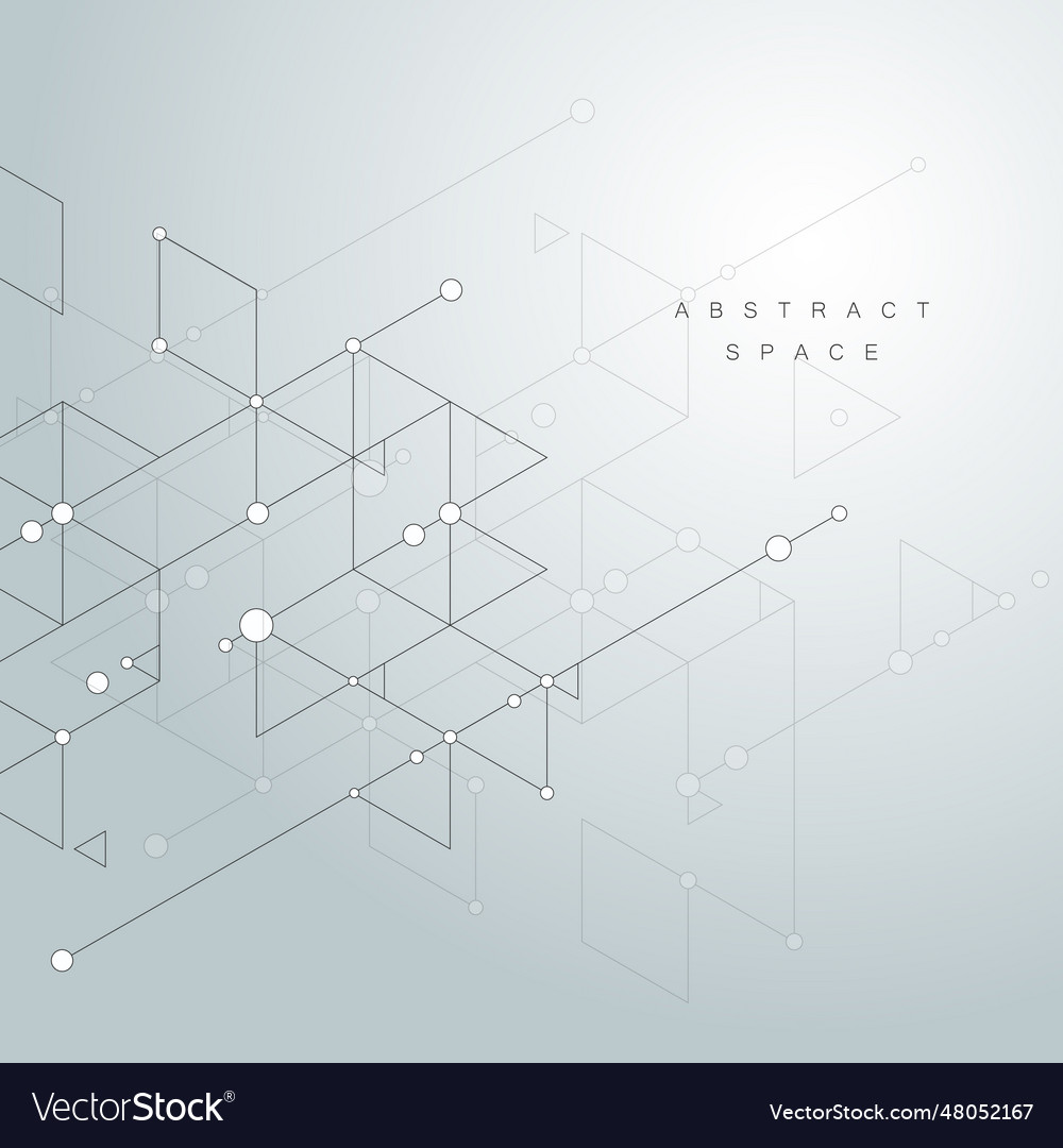 Creative infinity texture technology abstract Vector Image