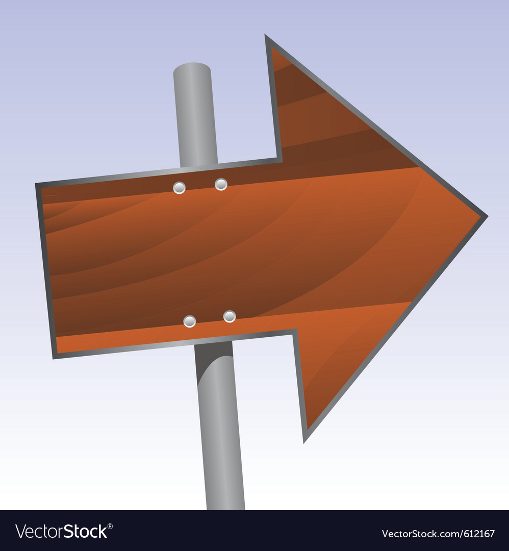 Signpost Royalty Free Vector Image - VectorStock