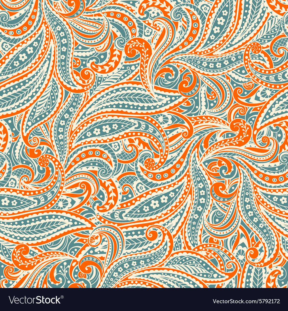 Beautiful floral leaf seamless pattern Royalty Free Vector