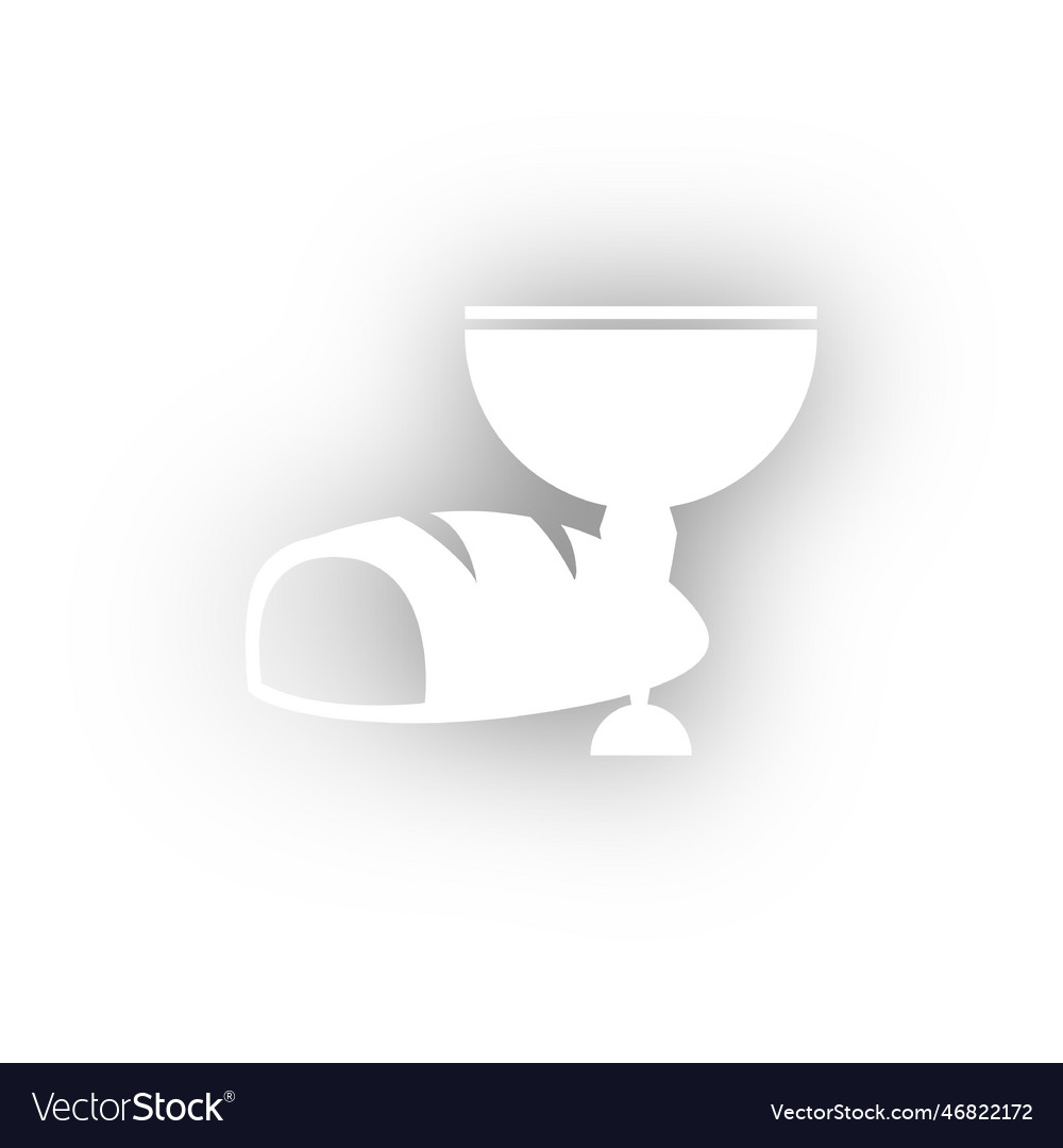 Bread wine icon Royalty Free Vector Image - VectorStock