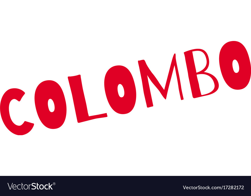 Colombo rubber stamp Royalty Free Vector Image