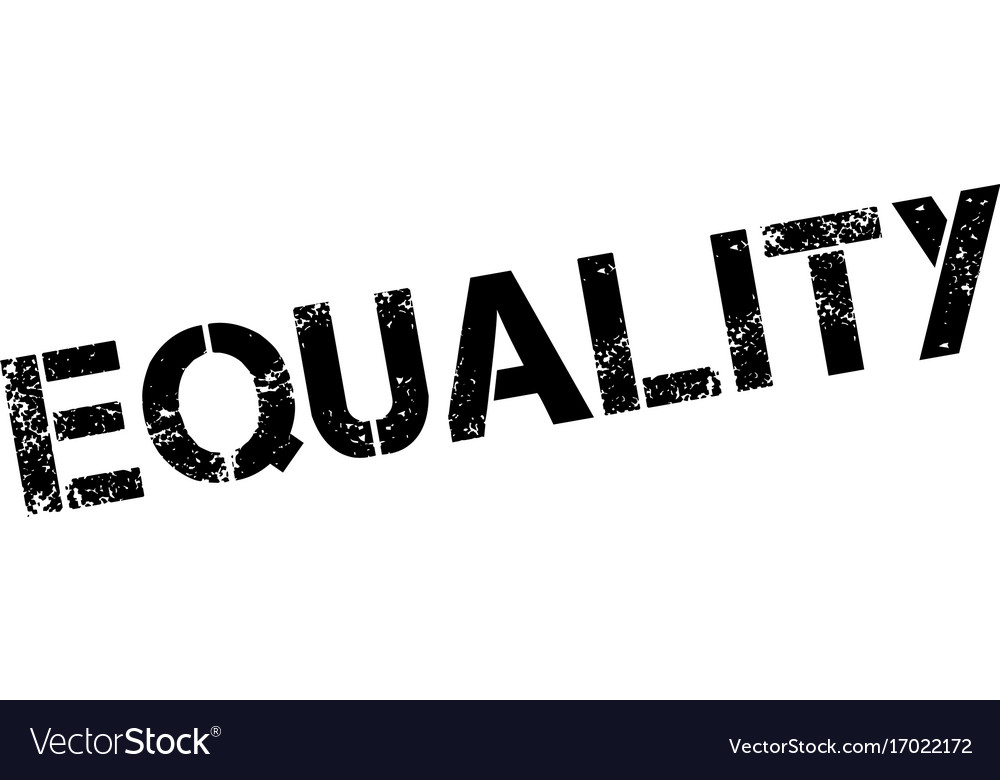Equality rubber stamp Royalty Free Vector Image